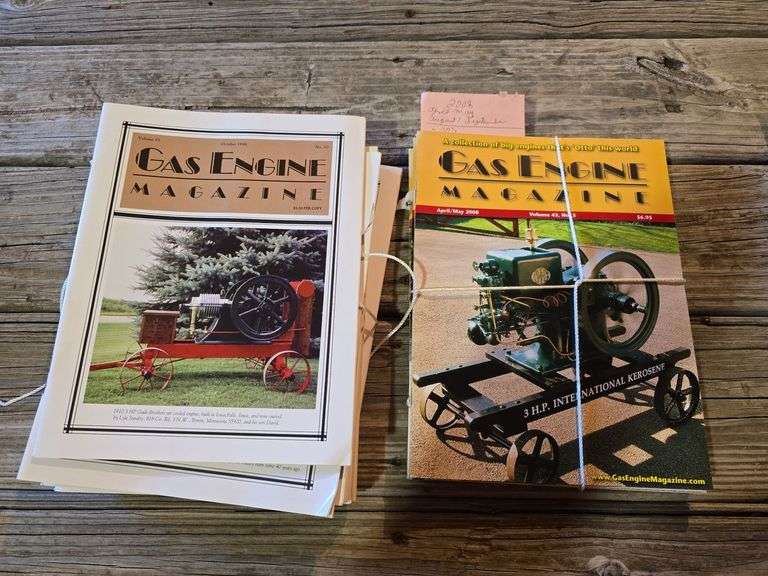 Gas engine magazines 2007 & 2008 - Schmid Auction