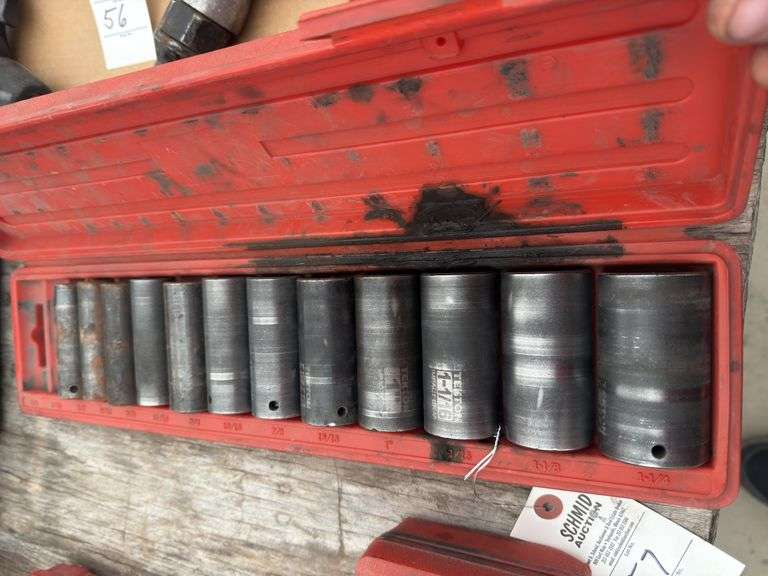 Tekton 1/2" sockets, 1/2" to 1-1/4" - Schmid Auction