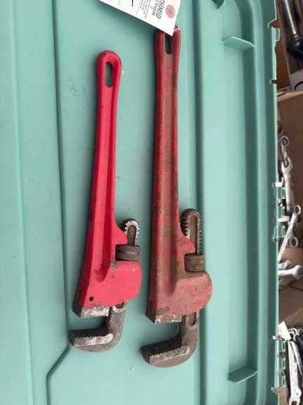 14" pipe wrench, 18" ace hardware heavy duty pipe wrench - Schmid Auction