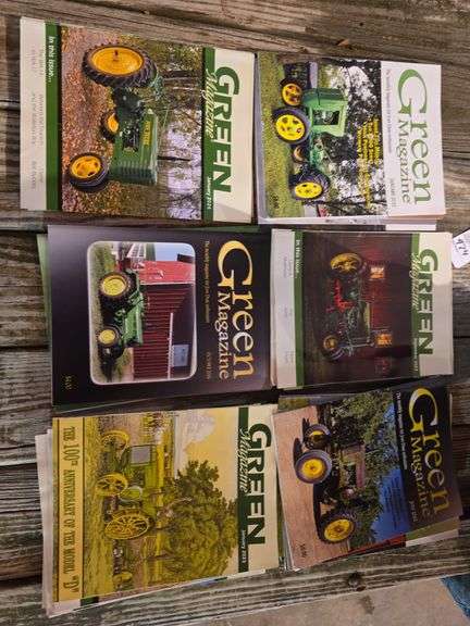 Assortment of green magazines 2006/2022/2023/2024 - Schmid Auction