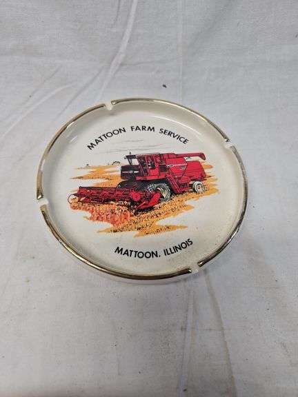 Mattoon Farm Service ash tray - Schmid Auction