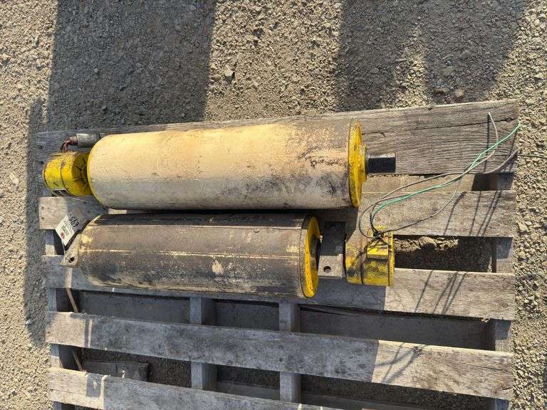 2 Large Metal Rollers, 6x 20'' - Schmid Auction