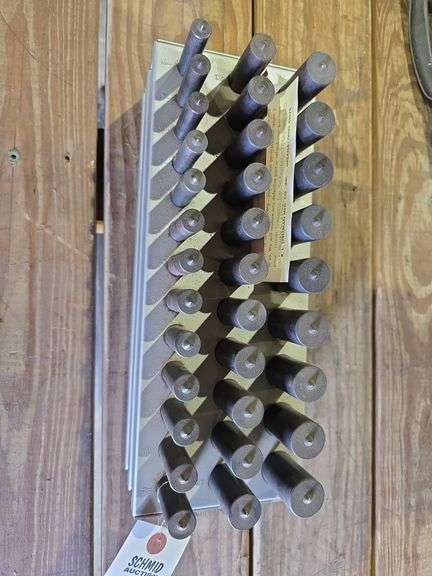 Large Punch Set, 34pcs - Schmid Auction
