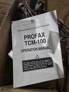 Profax TCM-100 Portable Motorized Track Machine - Schmid Auction