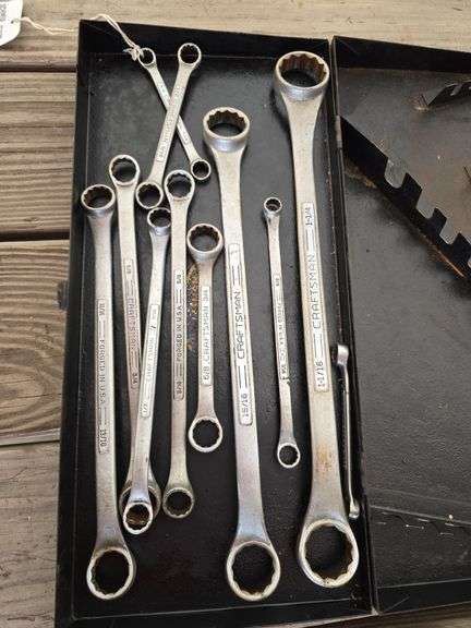 Craftsman double closed end standard wrenches - Schmid Auction