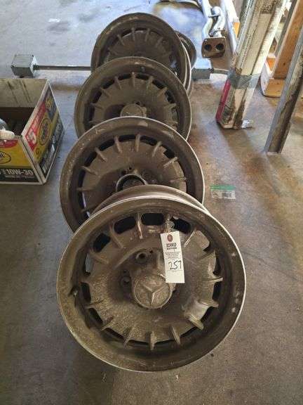 5 70s-80s Mecedes Benz Rims, 15'' - Schmid Auction