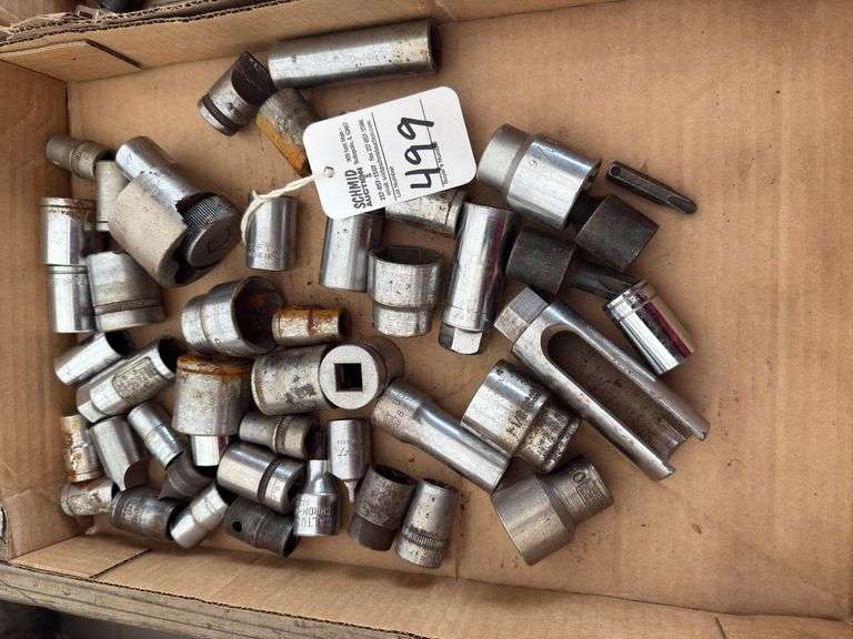 Misc. sockets 1/2" drive - Schmid Auction