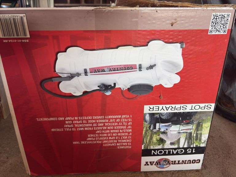 Country way 16 gallon spot sprayer - Schmid Auction