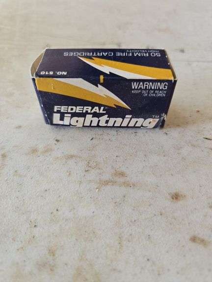 16 Federal lightning 22 long rifle ammo - Schmid Auction