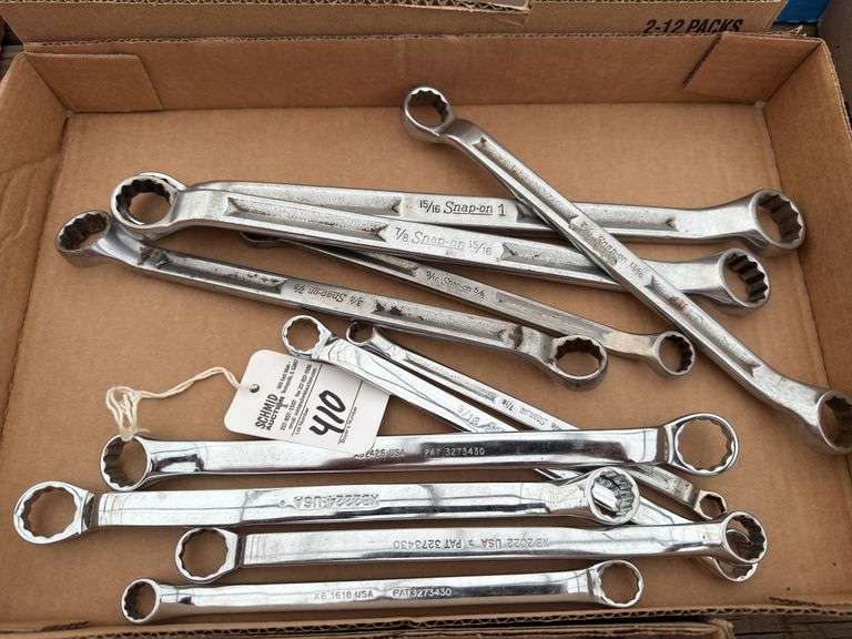 Snap-on double closed end standard wrenches. - Schmid Auction