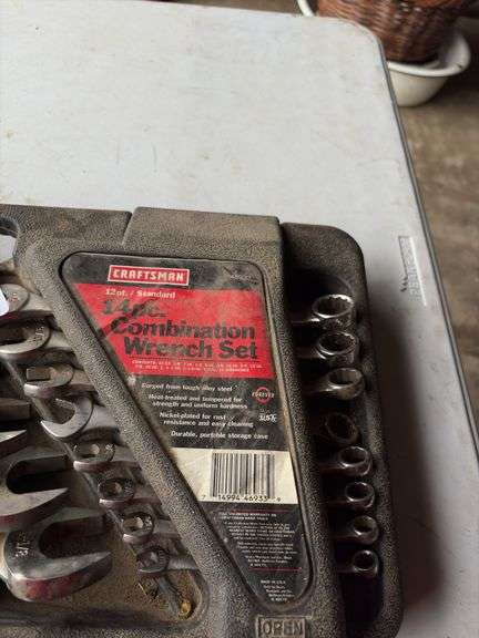 Craftsman 12pt Standard Combination Wrench Set - Schmid Auction
