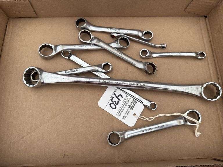 Snap-On double closed end standard wrenches. - Schmid Auction