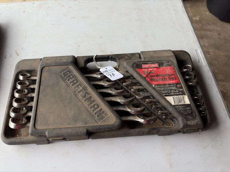 Craftsman 12pt Standard Combination Wrench Set - Schmid Auction