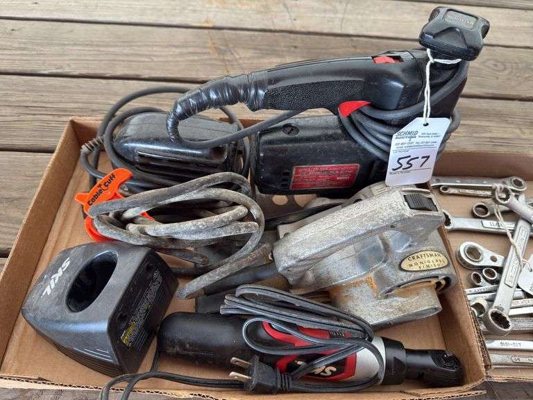 Electric tools, scroller saw, skil charger, skil 1/4" drive electric ...