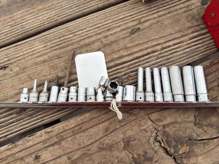 Mostly Snap-on standard sockets 1/4" drive, torx head sockets - Schmid ...