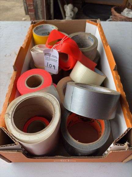Assortment of tape and ribbon - Schmid Auction