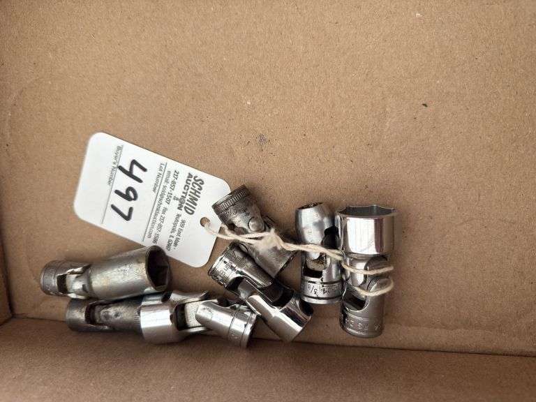 Snap-on swivel standard sockets 3/8" drive - Schmid Auction