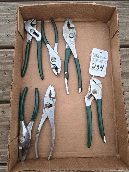 Channel locks and pliers - Schmid Auction
