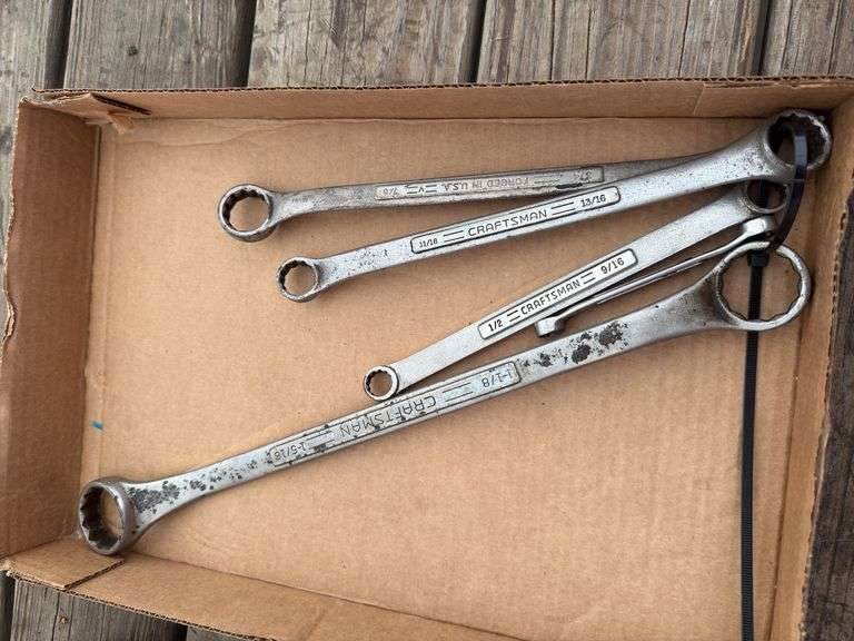 Indestro super double closed end standard wrenches, Craftsman double ...