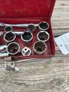 Cornwell, 1/4" drive ratchet with 3/8" and 1/4" sockets snap-on, craftsman, and other brands ...