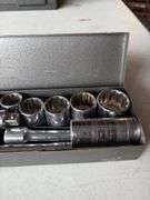 Duralast 1/2'' Drive Socket Set and rachet, extensions and swivels. - Schmid Auction