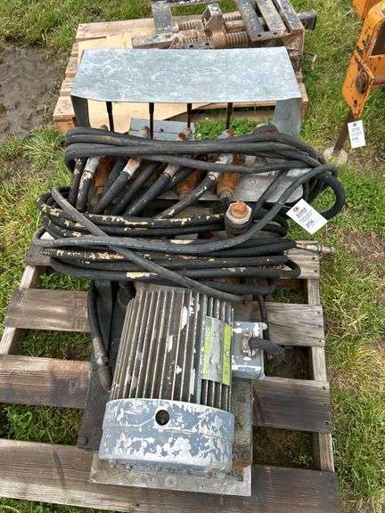 5hp Hyd. Power Unit 4 Valve Controls - Schmid Auction