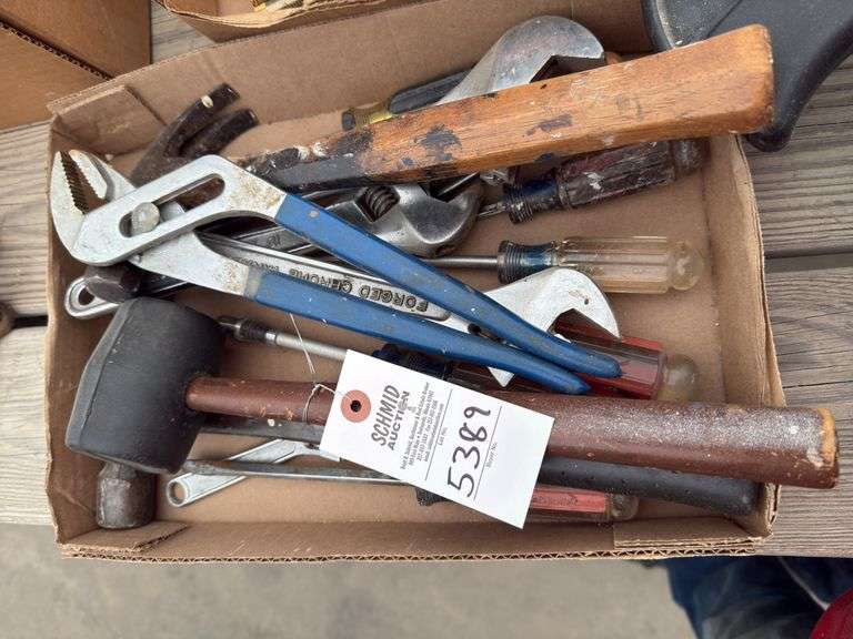 Crescent wrenches, channel locks, and misc. tools - Schmid Auction