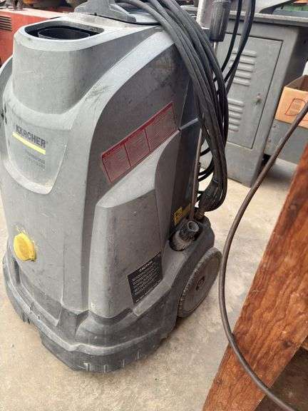 Karcher Hot/Cold Water Pressure Washer, 110Volt - Schmid Auction