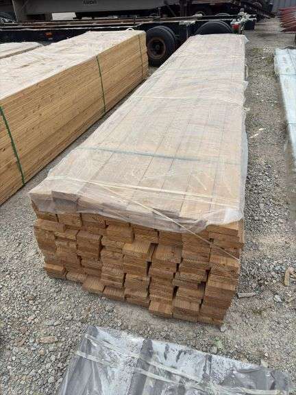 New Unused 108pcs of No. 1 Yellow Pine 2x6x20' Lumber (The Bid will be ...