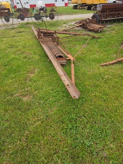 12ft pull type cultimulcher single roller - Schmid Auction