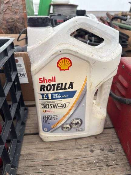 15W ro Rotella motor oil - Schmid Auction