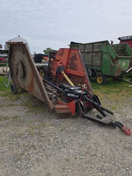 2615 legend batwing mower small 1000 PTO, runs, new tires, 15ft wide ...