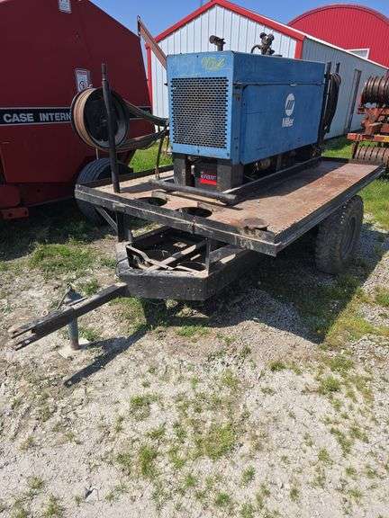 Miller Big 20 Arc welding generator on trailer 6,980 hrs. - Schmid Auction