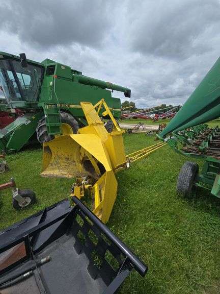 Snow Blower front tractor mount 7.5ft wide, double spout, pto driven w ...