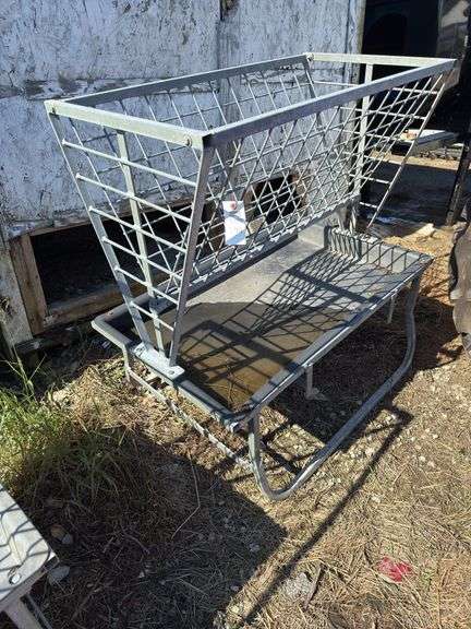 Galvanized Hay Feeder - Schmid Auction