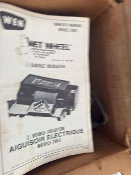 WEN wet wheel machine - Schmid Auction
