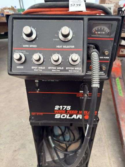 Solor 2175 110VT welder, new torch head - Schmid Auction