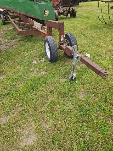 25ft homemade head cart, (Lot 1368 and 1369 are locked together, if ...