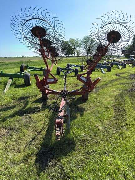 Rhino Double 4 Hay Rake - Schmid Auction