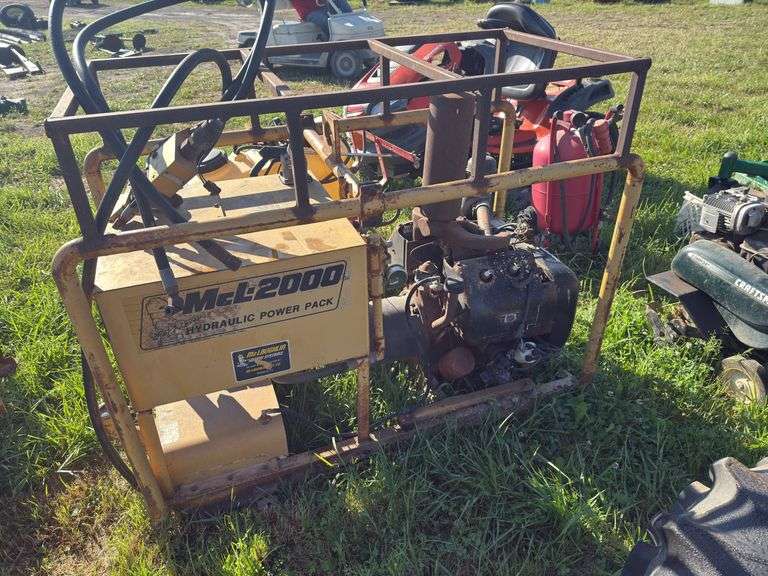 MCL-2000 Hyd power pack, has stuck motor - Schmid Auction