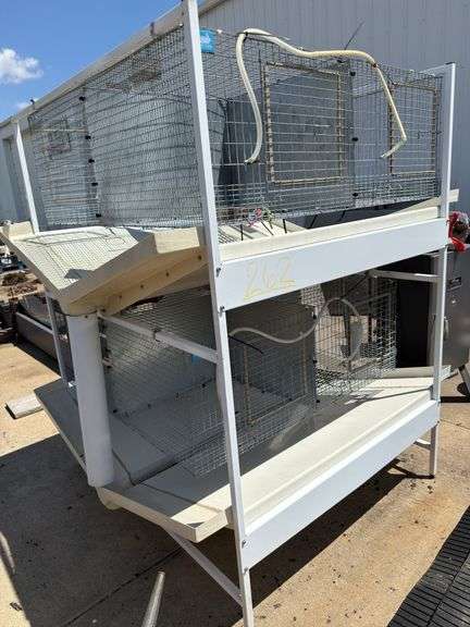 8 Hole Rabbit Cage - Schmid Auction