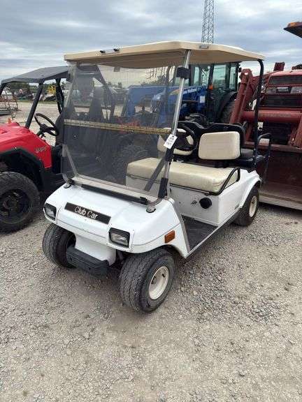 1993 Gas Club Car, White, VIN- AG9324331430 - Schmid Auction