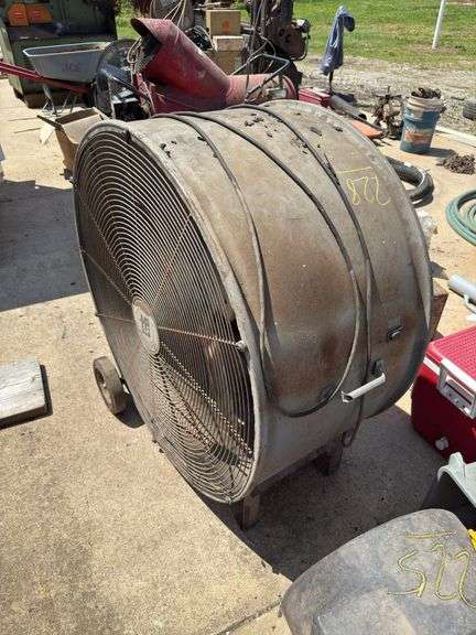 36'' Circular Shop Fan - Schmid Auction