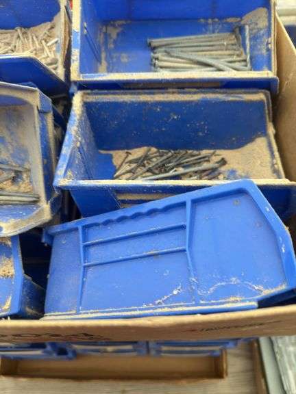 Parts bins, some with hardware - Schmid Auction