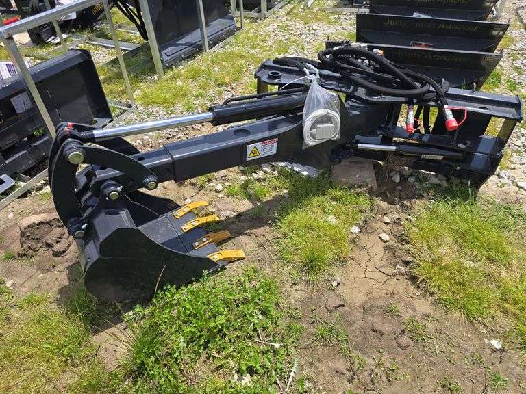 New 2024 Landhonor big arm backhoe for skid steer dig deeper and faster ...