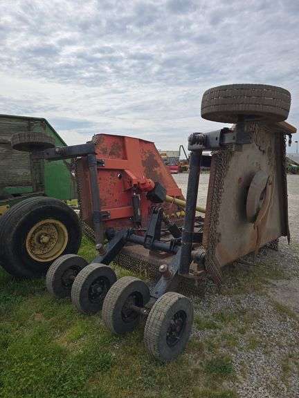 2615 legend batwing mower small 1000 PTO, runs, new tires, 15ft wide ...