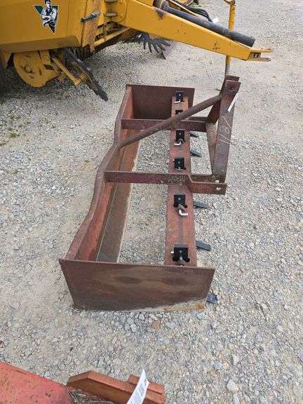 6ft Box Blade, with new rippers, 3pt - Schmid Auction