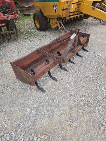 6ft Box Blade, with new rippers, 3pt - Schmid Auction