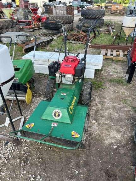 Outback Brush Mower, runs and works good, fresh oil change - Schmid Auction