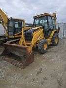 CAT 416D backhoe, extend hoe, extra, bucket teeth, out riggers, 4 stick ...